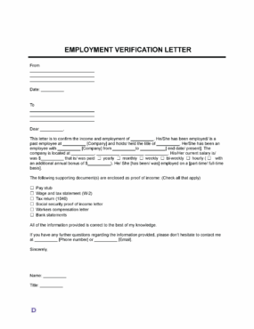 Free Employment Termination Letter Template | Document Genius