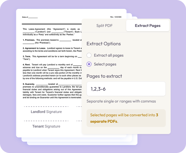 Free PDF Page Extraction Tool | Extract Pages Online