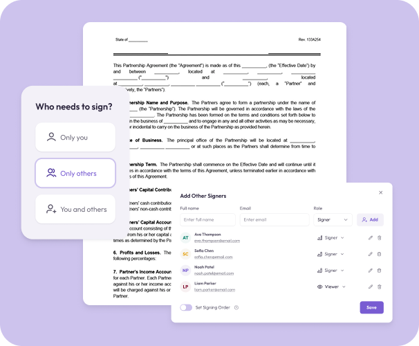 Request Signatures Online | Send Documents for E-Signing